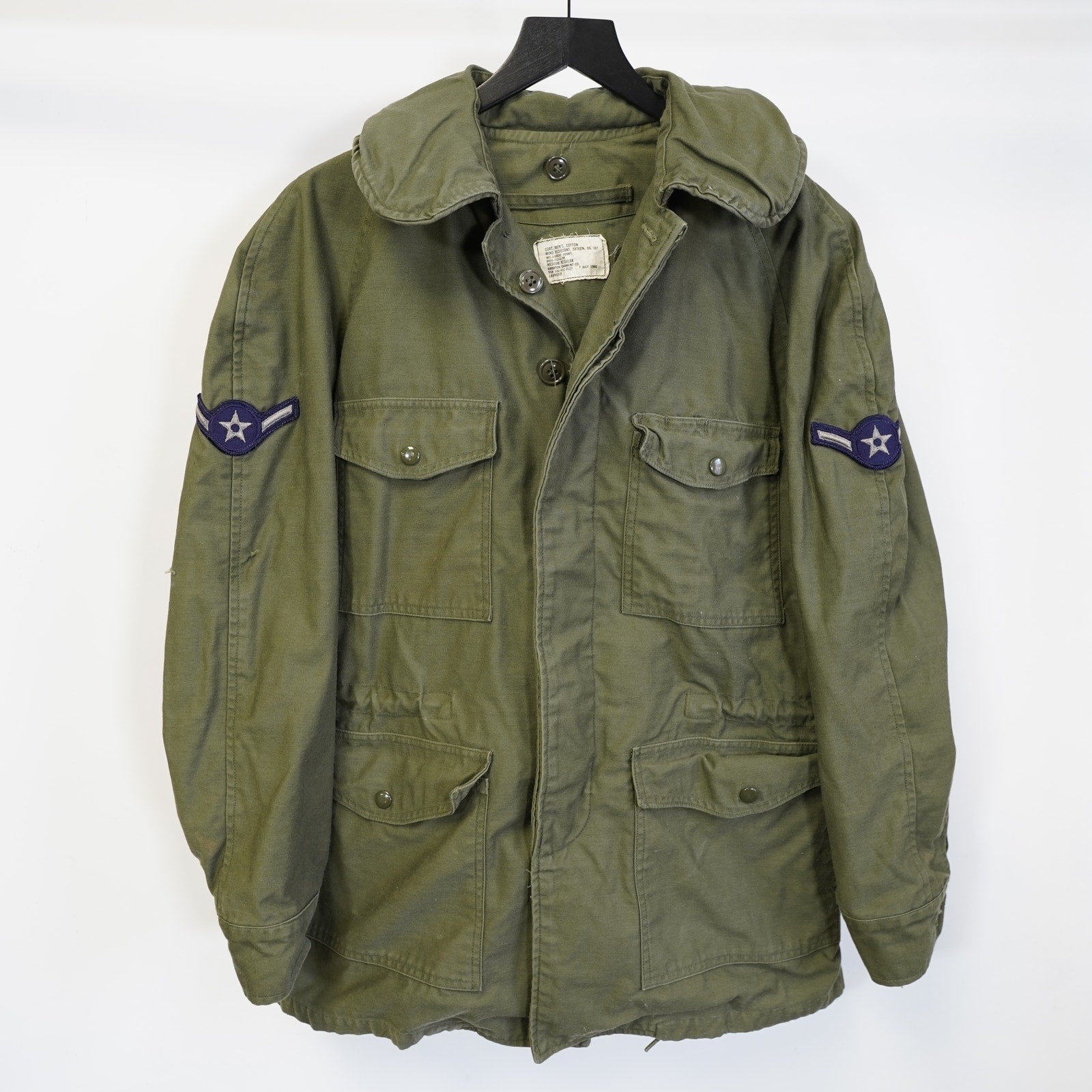 (M) Vintage US Air Force M-65 Field Jacket Mens Medium Regular OG-107 ...