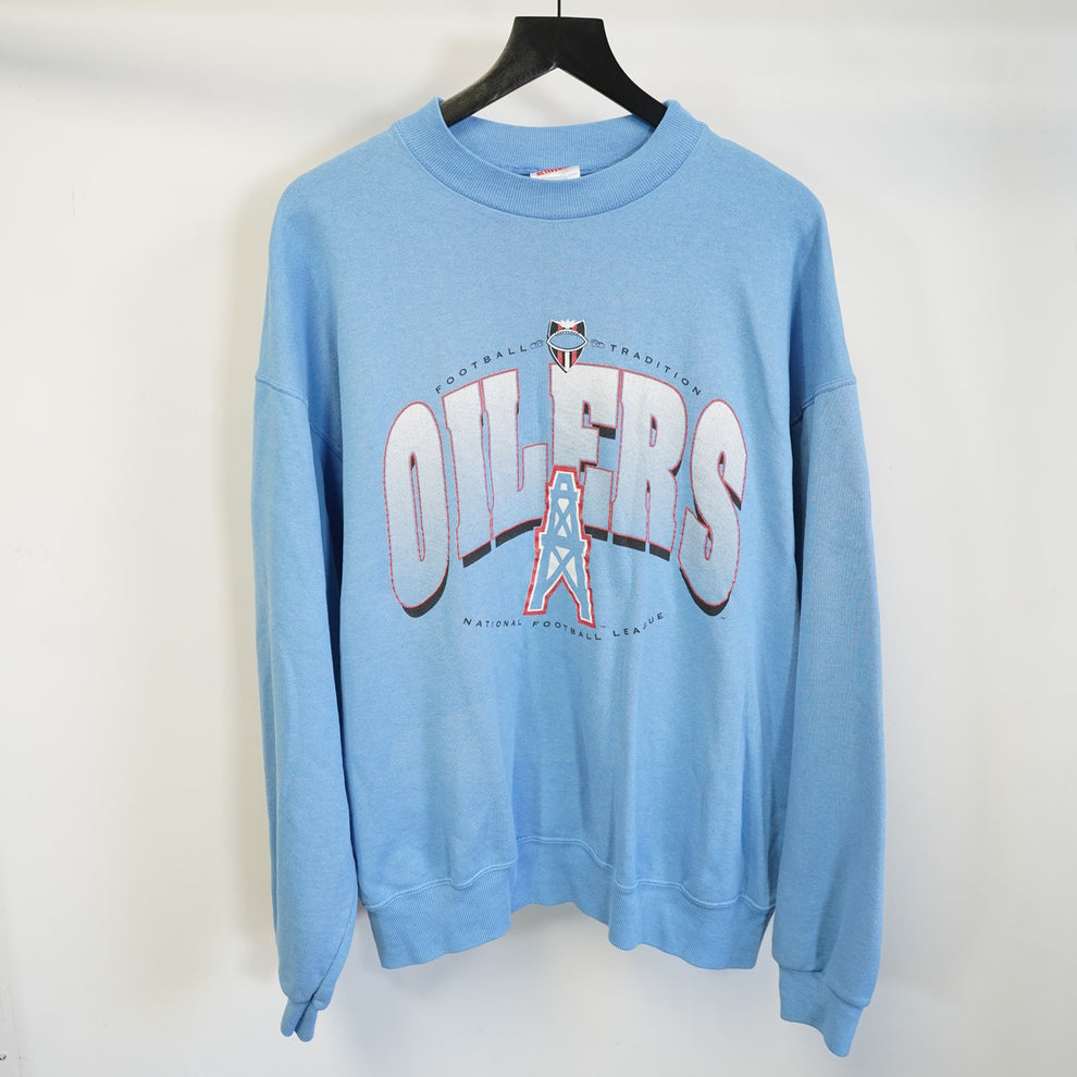 (XXL) Vintage Houston Oilers 90s Hanes Crewneck Sweatshirt Men's XXL C ...