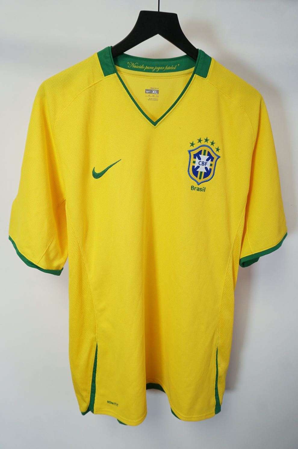 (XL) 2008 Brazil National Team Home Soccer Jersey – Thrift Heaven Vintage